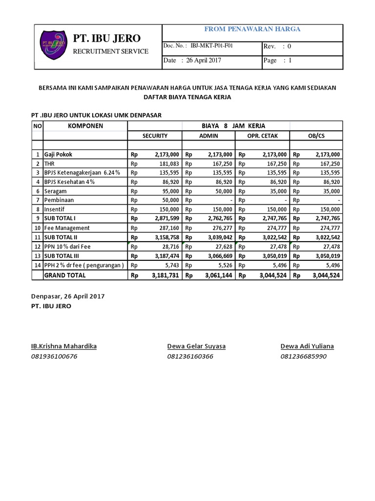 Penawaran Custom | PDF