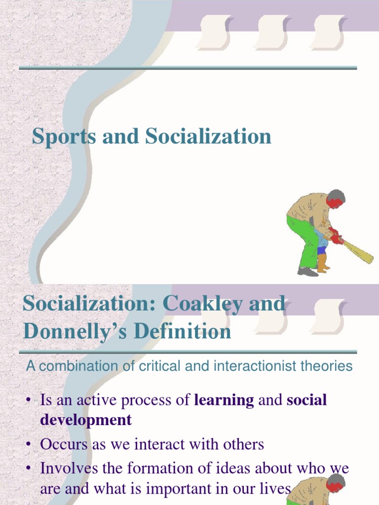 Sports and Socialization | PDF | Socialization | Sports