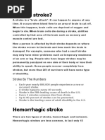Lesson Plan On Cerebro Vascular Accident 1 | PDF | Stroke | Blood Vessel