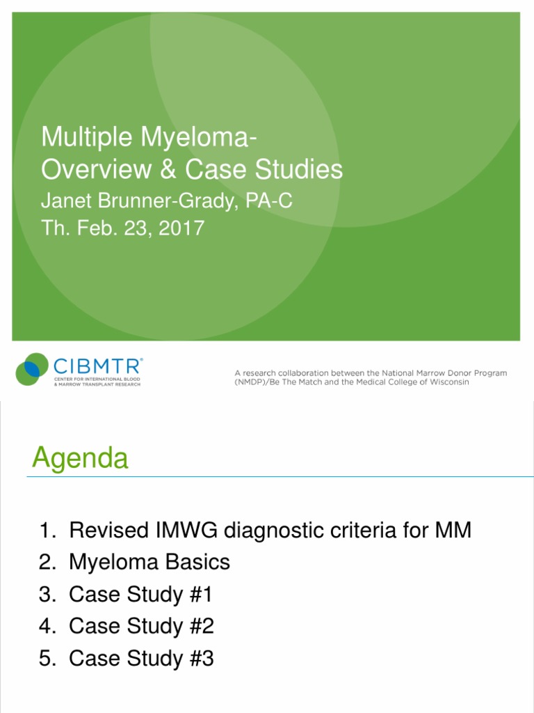 Multiple Myeloma Case Studies (Tandem 2017) (Final) | Download Free PDF ...