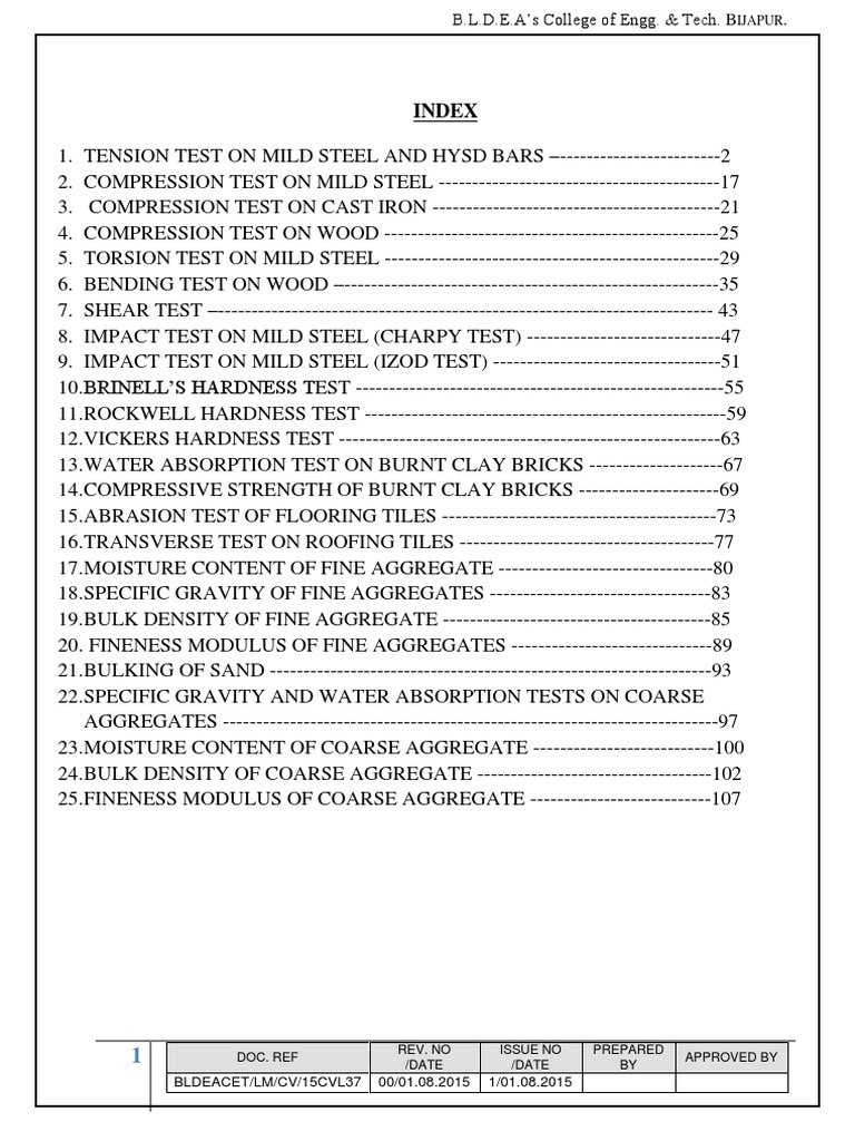 BMT Lab Manual - New | PDF | Deformation (Engineering) | Bending