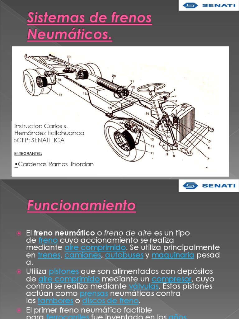 Sistemas de Frenos Neumáticos Jhordan | Transporte | Vehículos