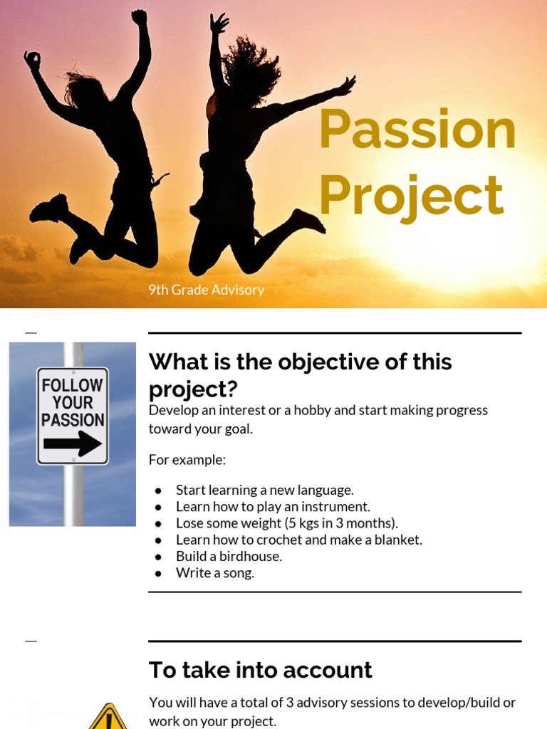 Passion Project | PDF