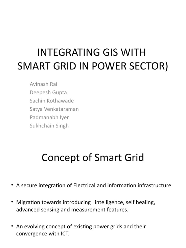 GIS - Smart Grid | PDF | Geographic Information System | Electrical Grid
