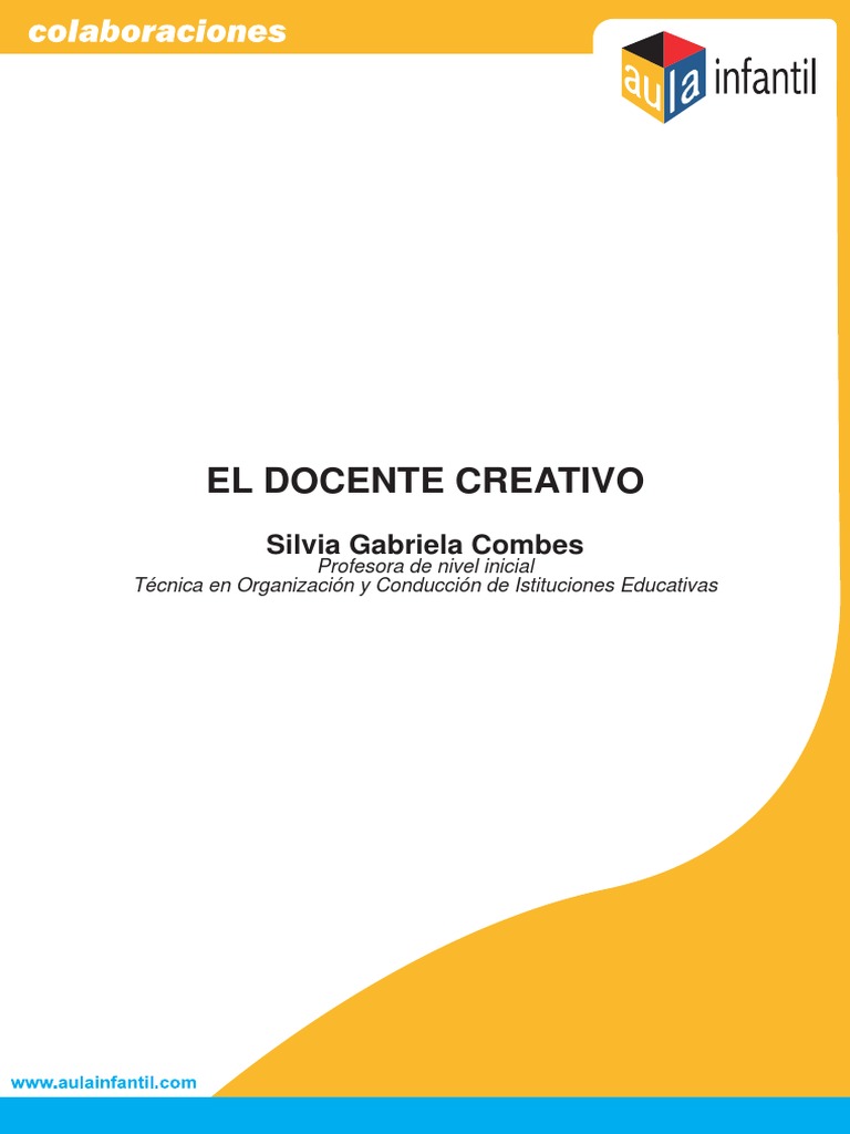 Docente Creativo | PDF | Creatividad | Autoestima