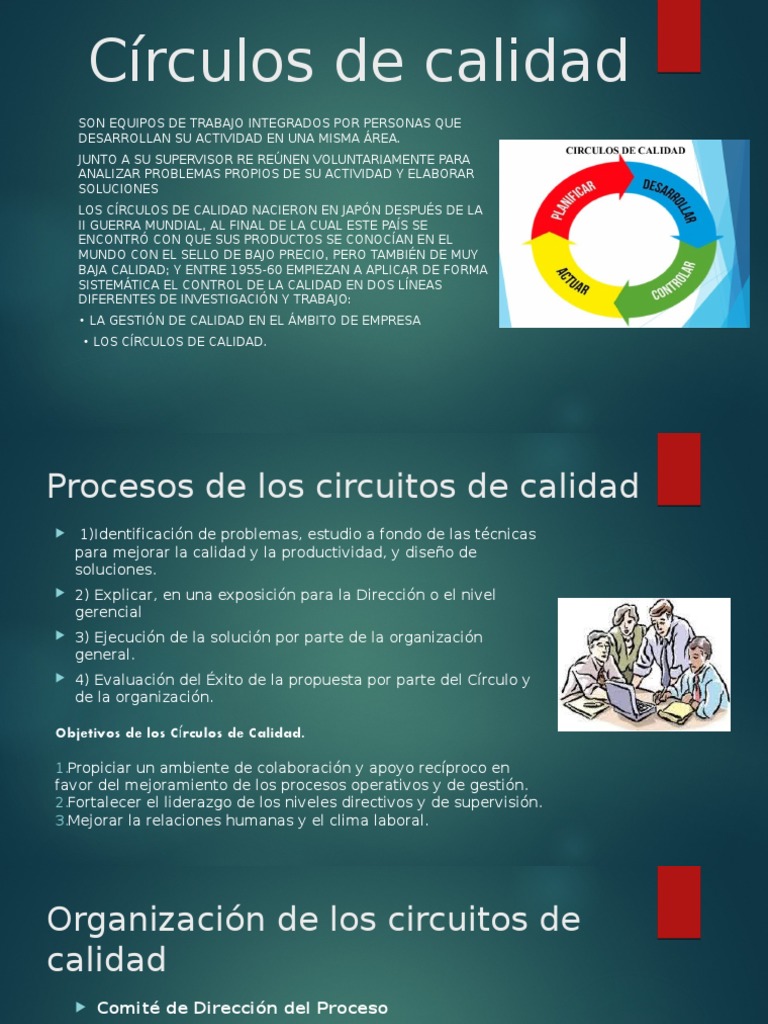 Círculos de Calidad | PDF | Calidad (comercial) | Liderazgo