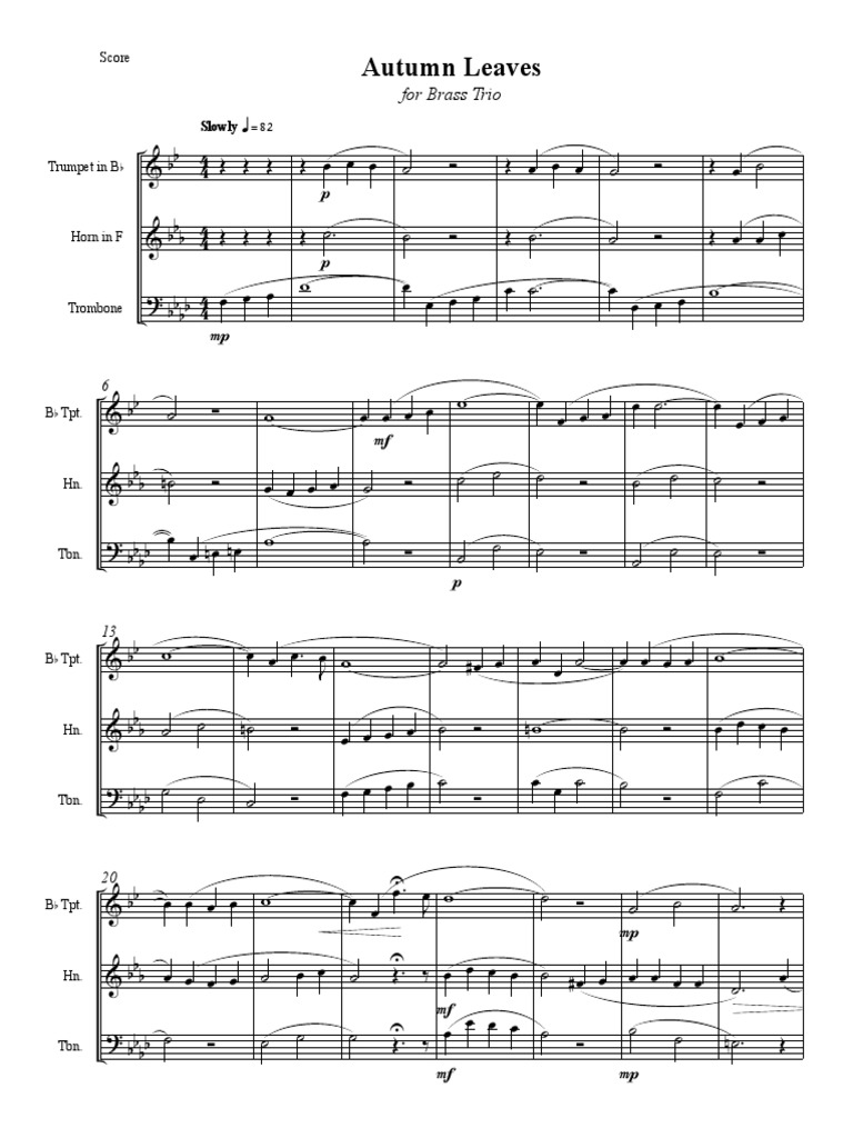 Autumn Leaves Set | PDF | Music Technology | Music Production
