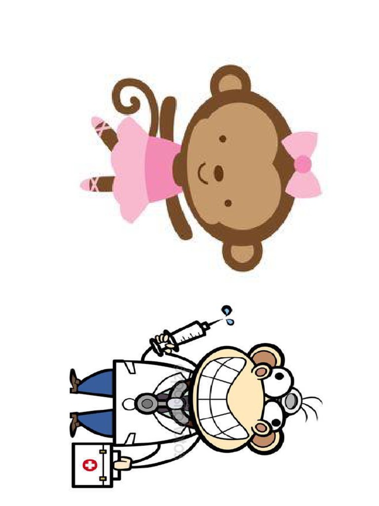 Cinco monitos saltando en la cama y aprendiendo lección | PDF