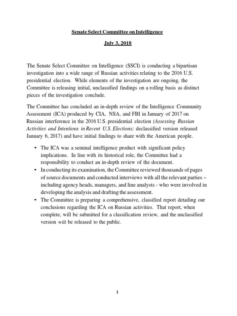 Burr and Warner - Senate Intelligence Committee Final Chaff and ...