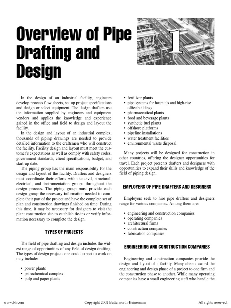 Process Piping Drafting Overview PDF | PDF | Technical Drawing | Drawing