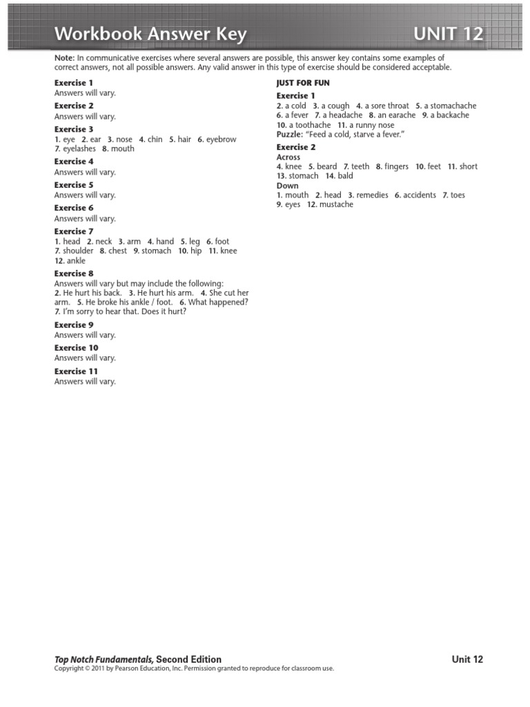 UNIT 12 Workbook AK PDF | PDF