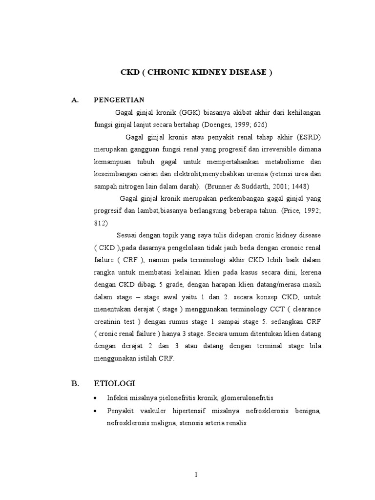 Askep CKD | PDF