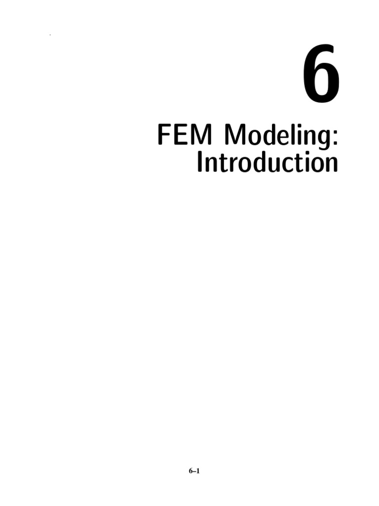 FEM Modeling Introduction | PDF | Finite Element Method | Numerical Analysis
