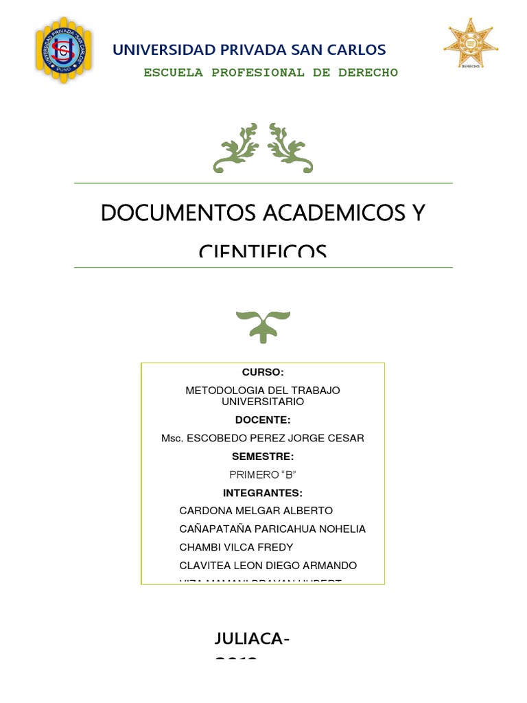 Documentos Academicos y Cientificos | PDF | Documento | Ensayos
