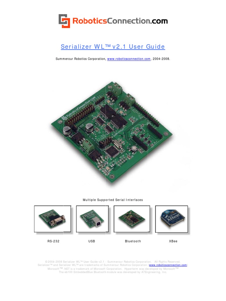 Serializer UserGuide | PDF | Library (Computing) | Bluetooth