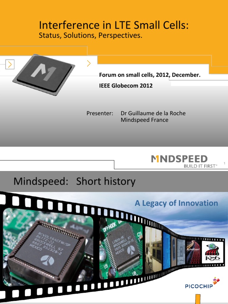 Interference Solutions in LTE Small Cells | PDF | Cellular Network ...