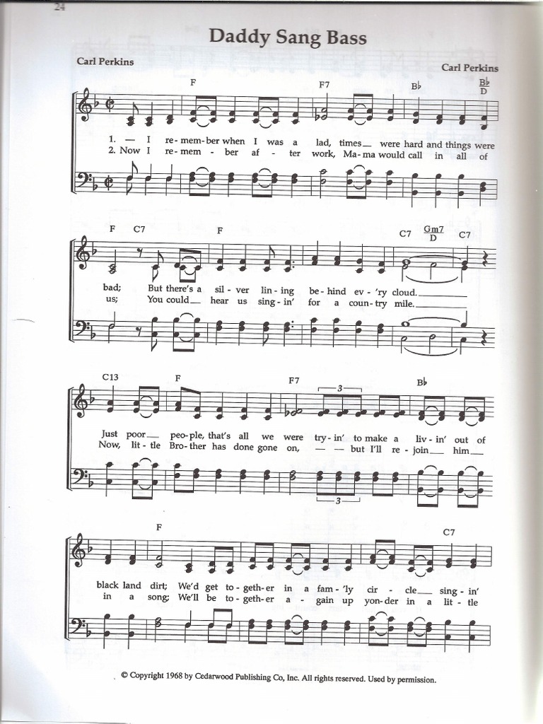 DAddy Sang Bass | PDF