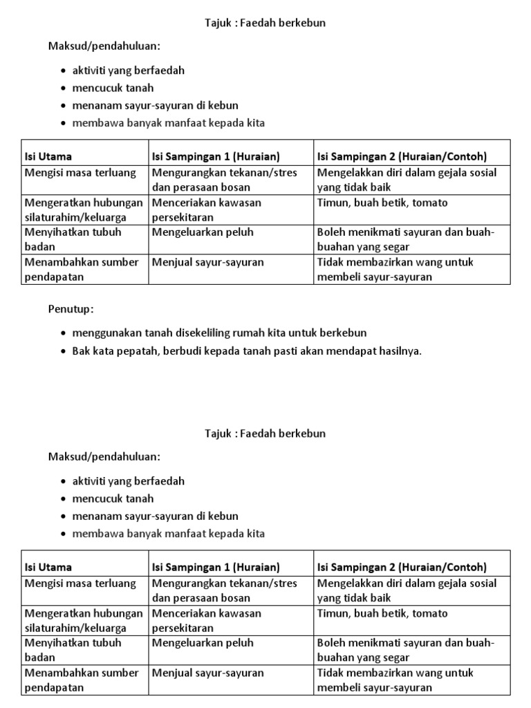 Faedah Berkebun | PDF