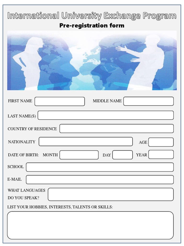 Scholarship Registration Form | PDF