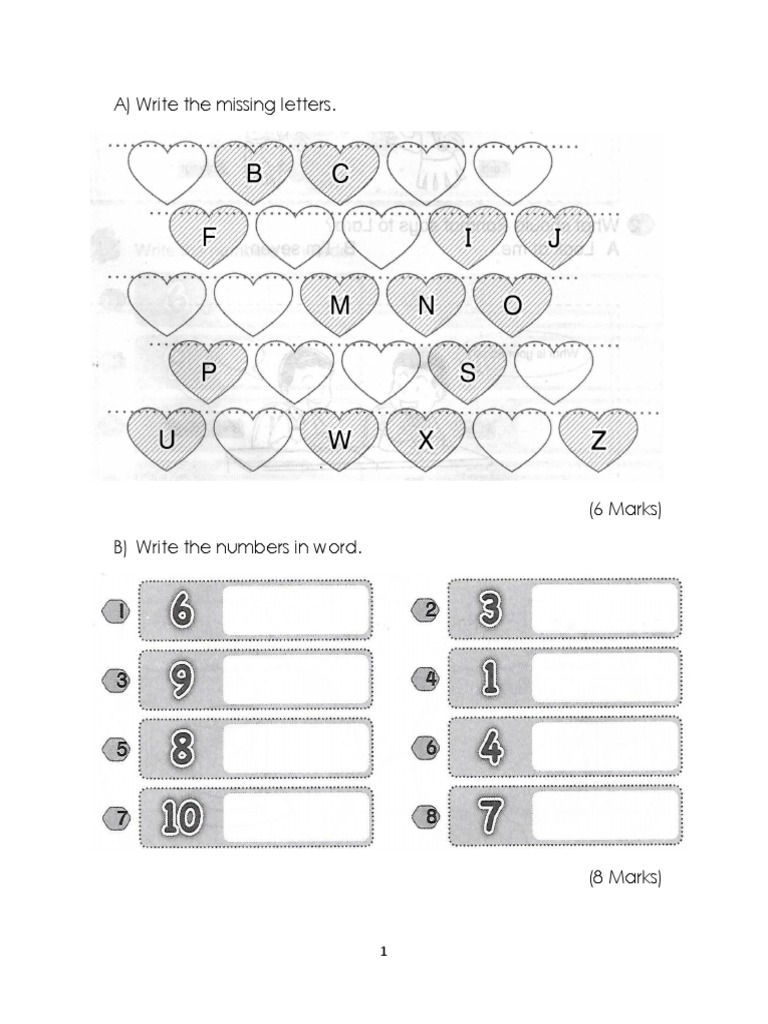 Year 1 Questions | PDF | Language Arts & Discipline | Teaching Methods ...