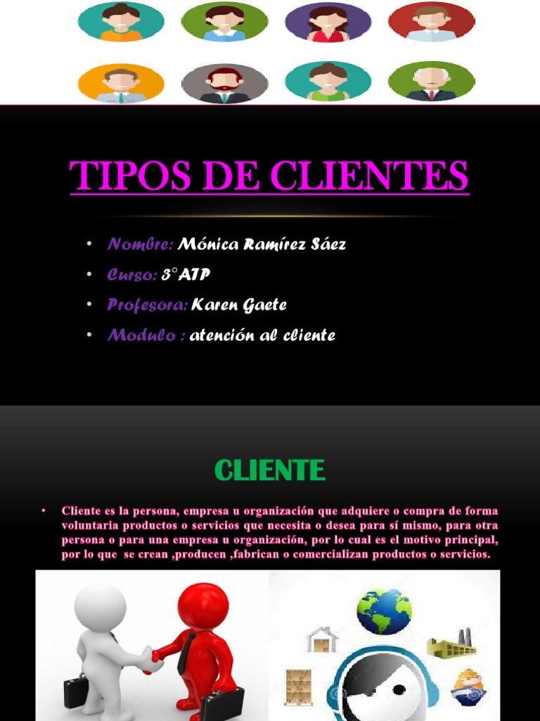 Tipos de Clientes | PDF | Cliente | Economias