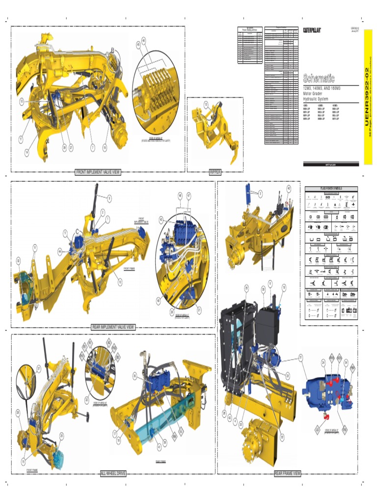 Schematic 12m3 Hydraulic System | PDF | Valve | Continuum Mechanics