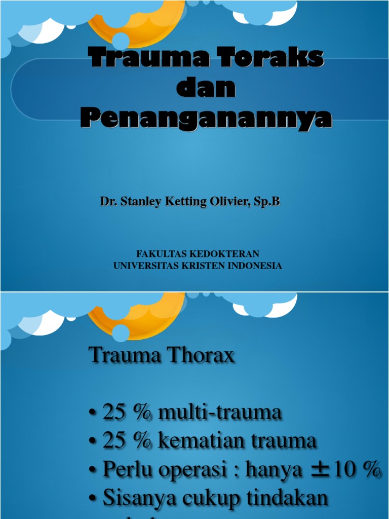 12 Trauma Toraks | PDF