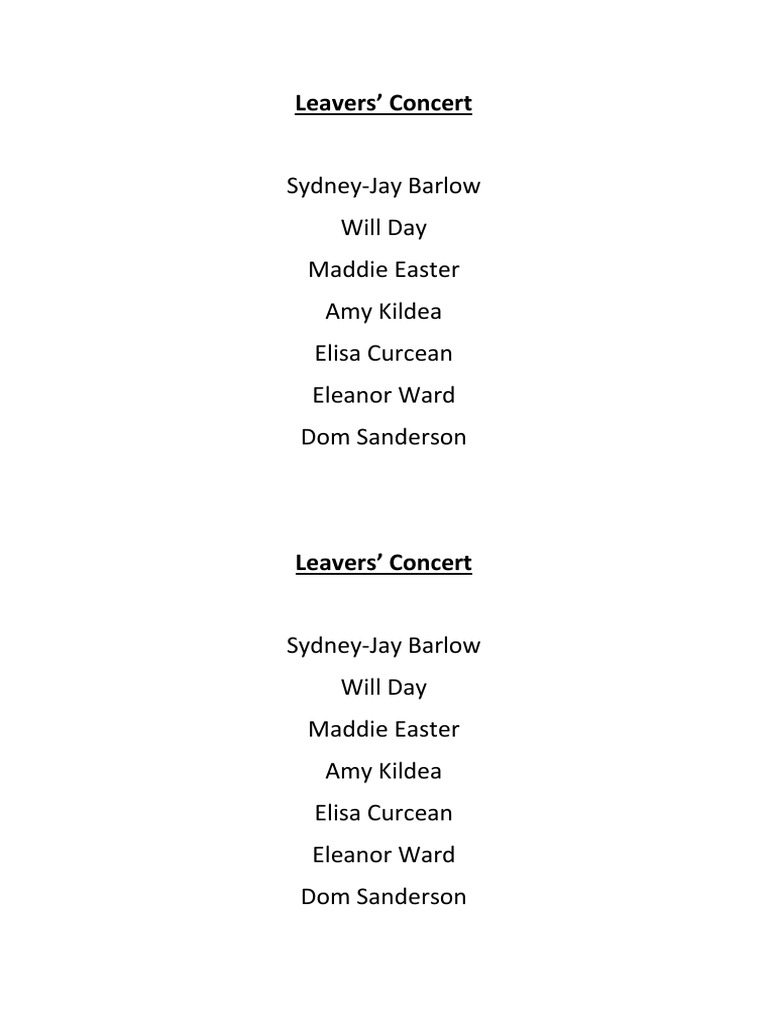 Sydney-Jay Barlow Will Day Maddie Easter Amy Kildea Elisa Curcean ...