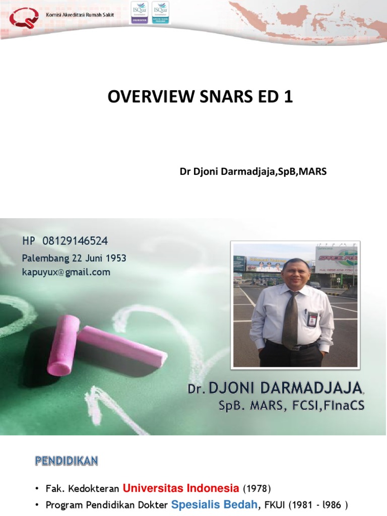 Overview Snars Ed 1: DR Djoni Darmadjaja, SPB, Mars | PDF
