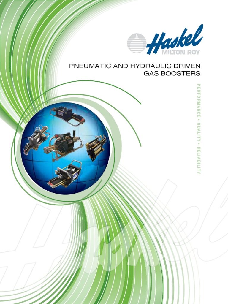 Haskel Gas Boosters | Hydrogen | Multistage Rocket