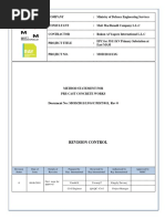 Method Statement for Screeding Works | PDF | Concrete | Economic Sectors