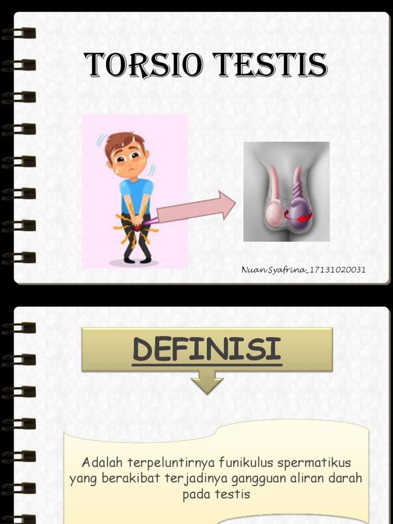 Torsio Testis pada Remaja dan Bayi | PDF