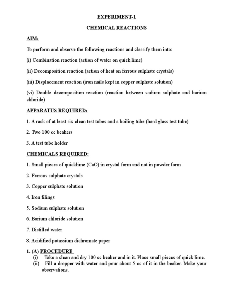 Chemical Reactions and pH Experiments | PDF | Sodium Hydroxide | Ph