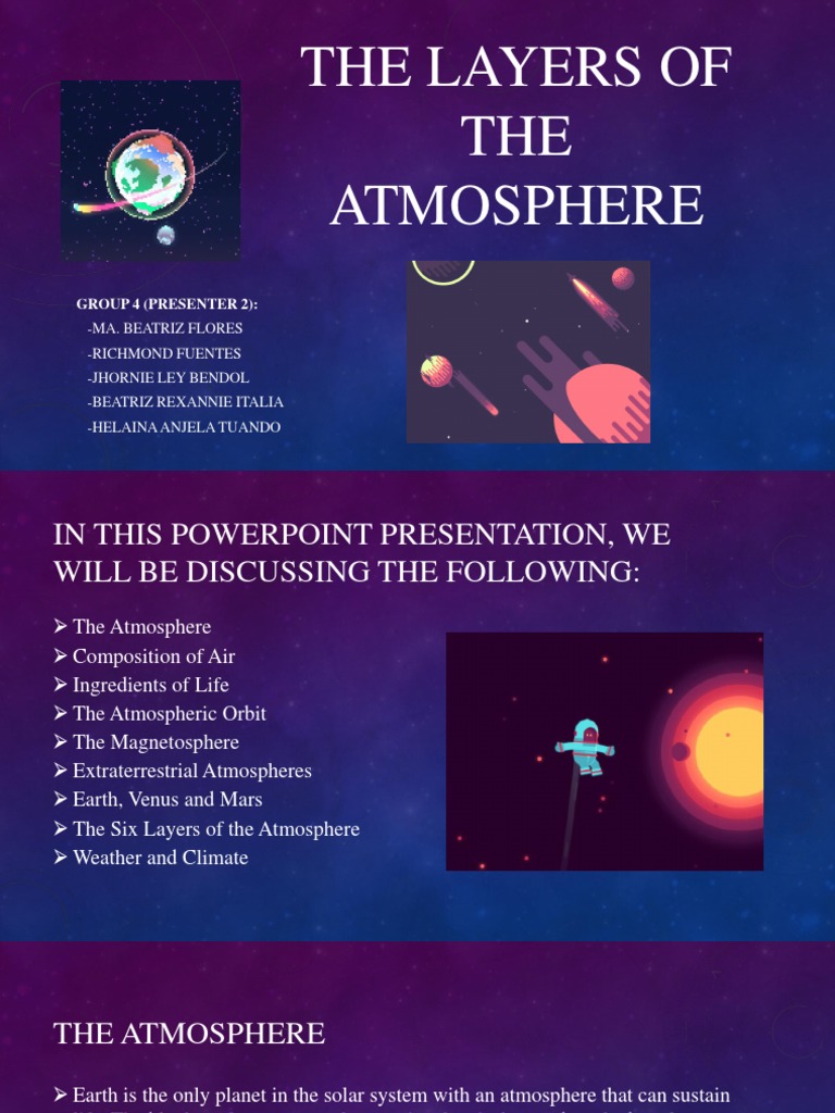 The Layers of The Atmosphere | PDF | Atmosphere Of Earth | Troposphere