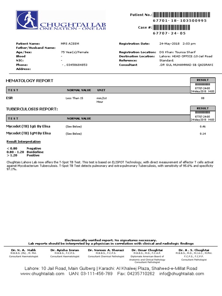 Report Viewer | PDF | Pathology | Tuberculosis