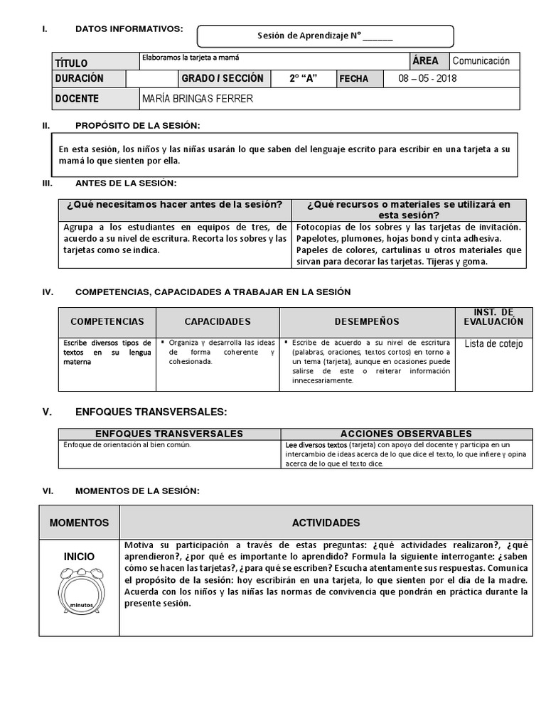 Tarjetas para Mamá y Sumas Básicas | PDF | Evaluación | Aprendizaje