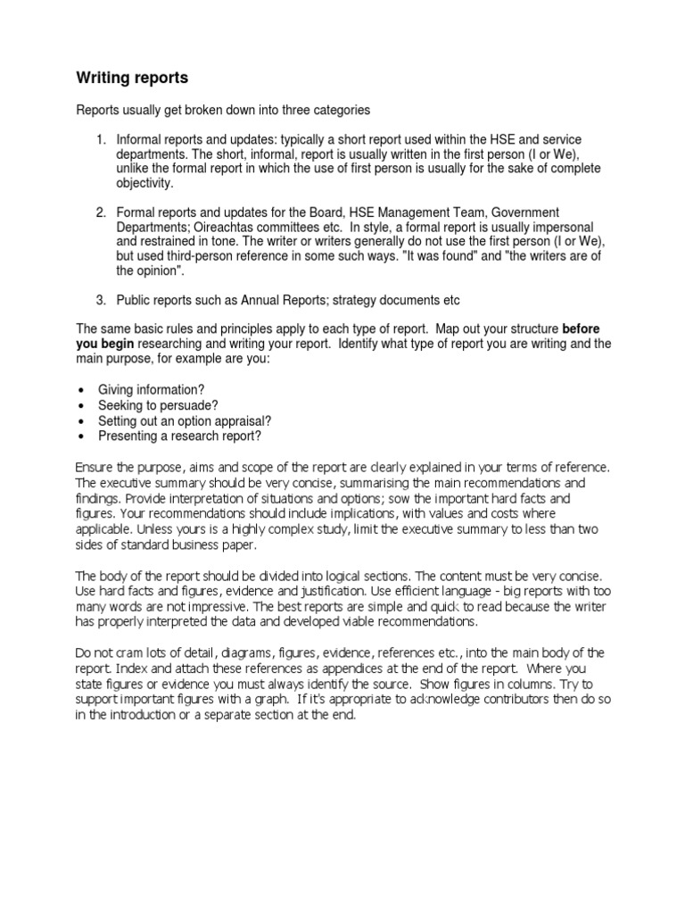 Report Writing | PDF | Specification (Technical Standard) | Cognition