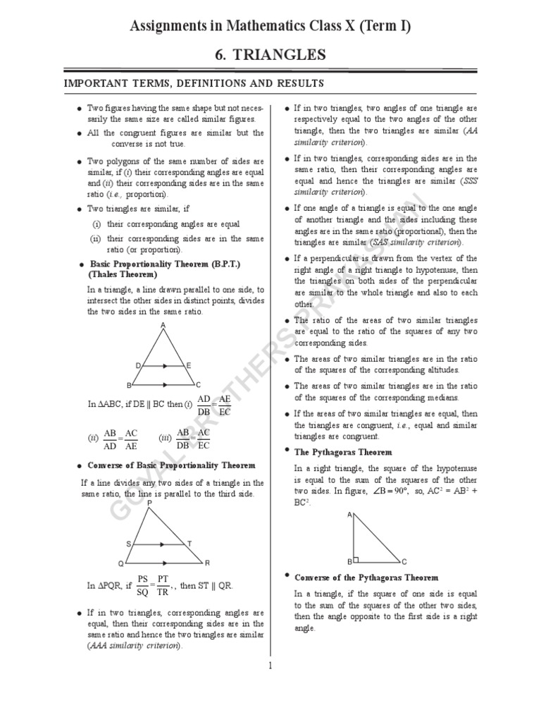 10 Tri Maths | Triangle | Perpendicular