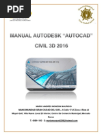 Manual Civil 3d | PDF | Cad automático | Ventana (informática)