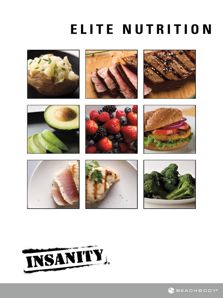 Insanity Xbox Nutrition Guide PDF | Download Free PDF | Nutrition Facts ...