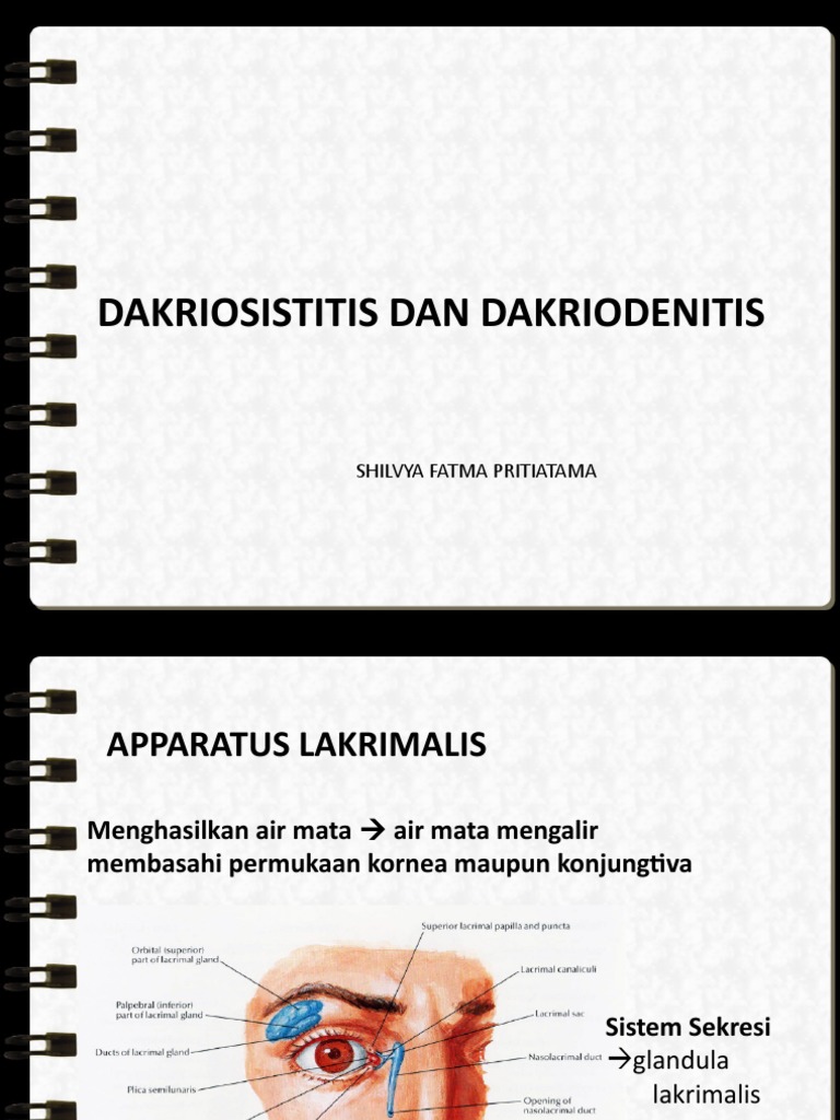 Dakriosistitis Dan Dakrioadenitis | PDF | Sains & Matematika