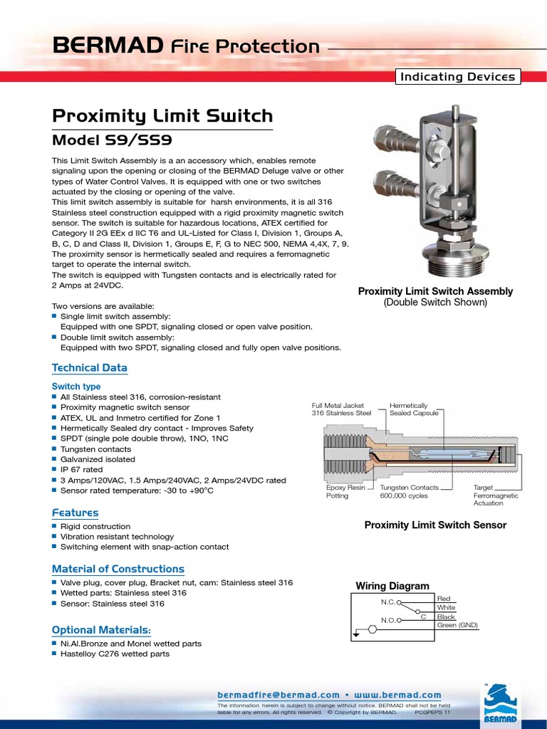 82 Limit Switch Assemblies Final | PDF | Switch | Valve