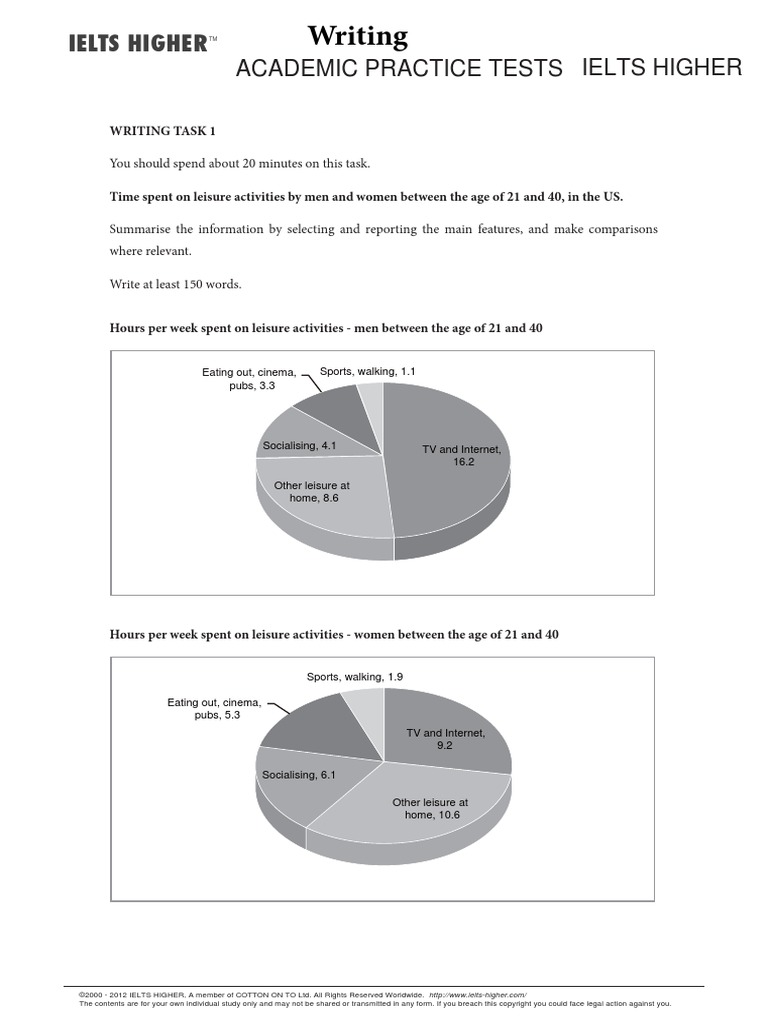 Ielts Academic Task | PDF | International English Language Testing ...