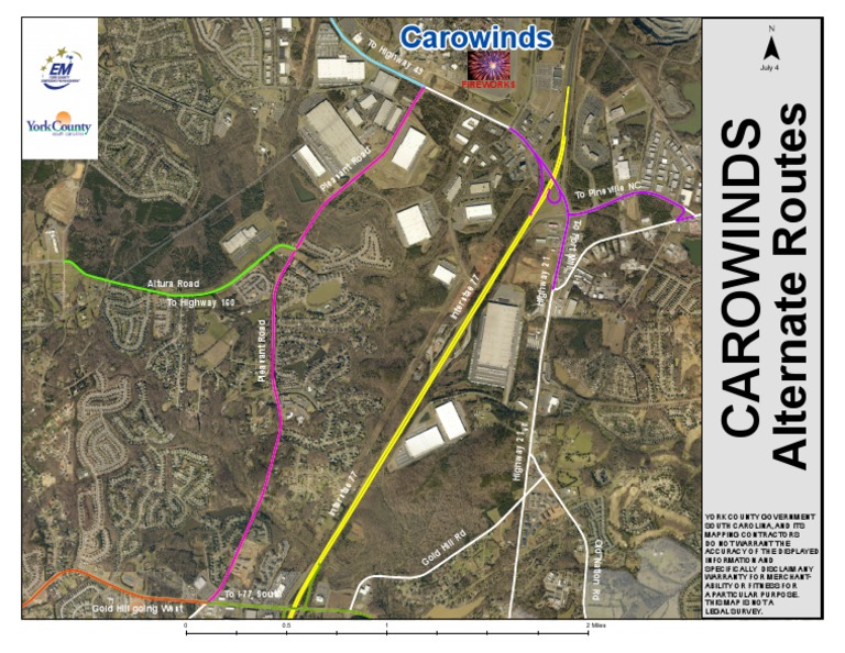 Carowinds AlternateRoutes 2018 8x11 | PDF