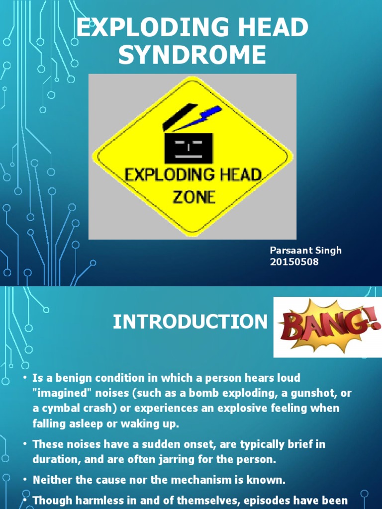 Exploding Head Syndrome | PDF | Neuroscience | Psychopathology