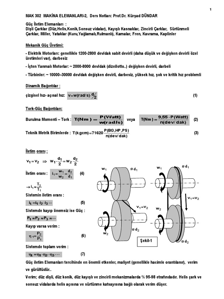 Makel2 Ders Notlari | PDF