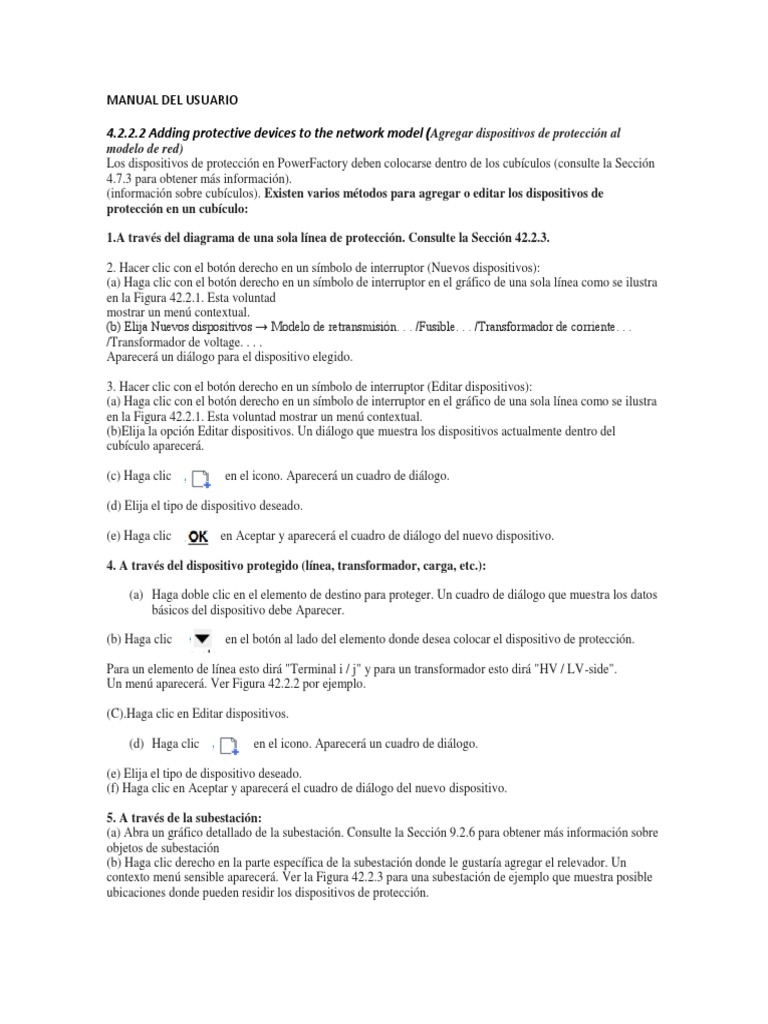 Manual Del Usuario para Usar El Digsilent | PDF | Relé | Point and Click