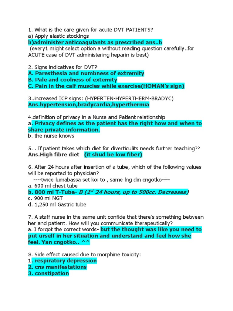 Haad 1 Pdf Medicine Diseases And Disorders