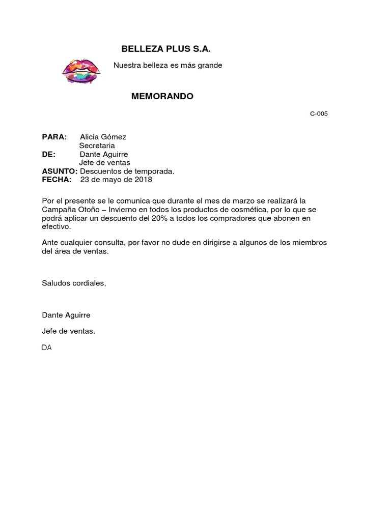 Memorandum | PDF
