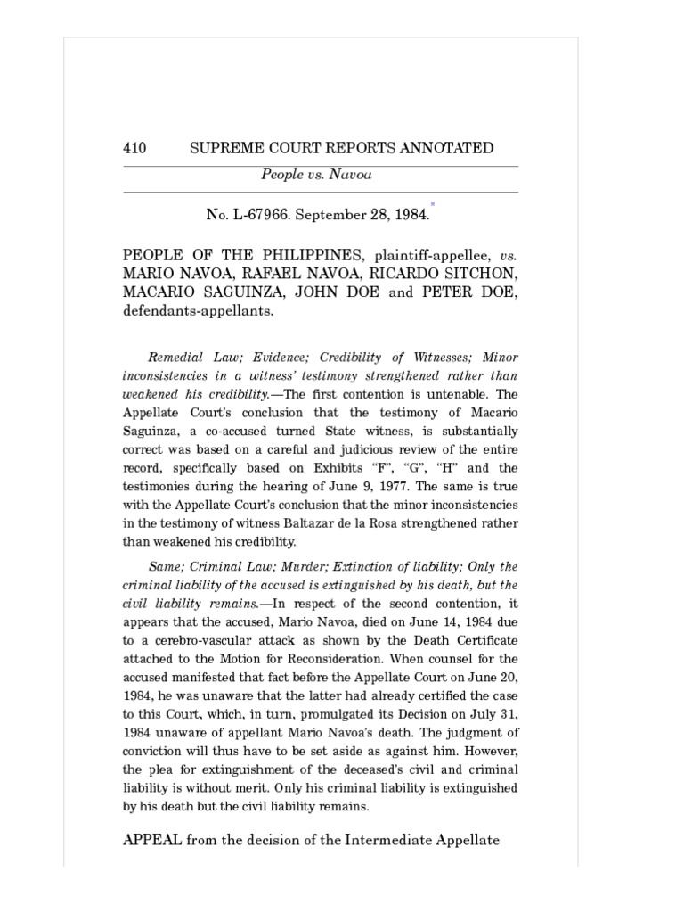 People vs. Navoa | PDF | Judgment (Law) | Appellate Court